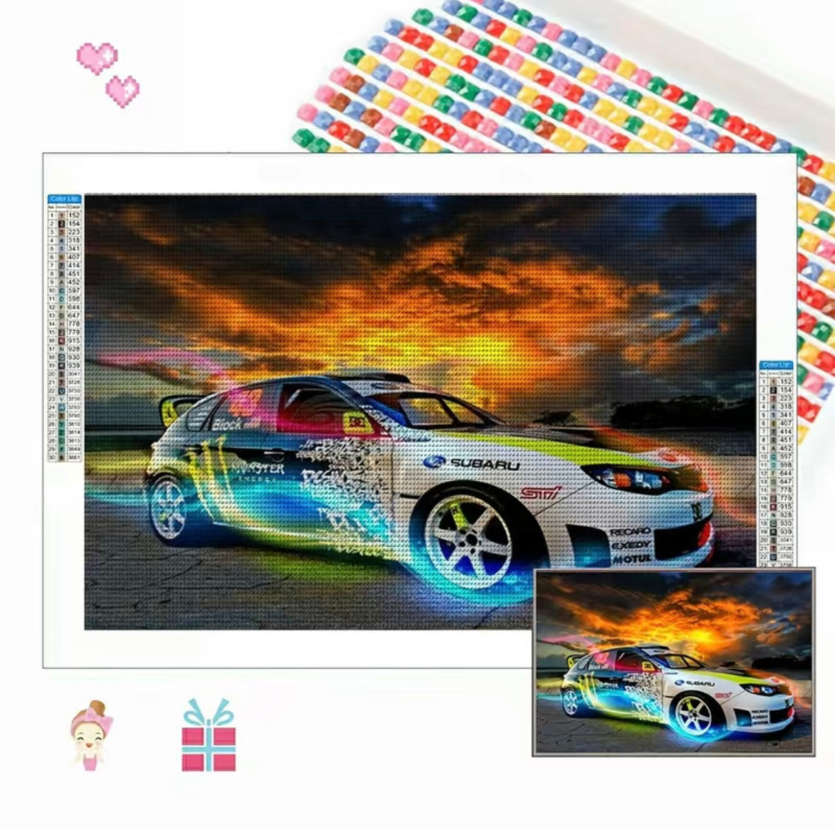 Subaru Diamond Art – The Candy Garage